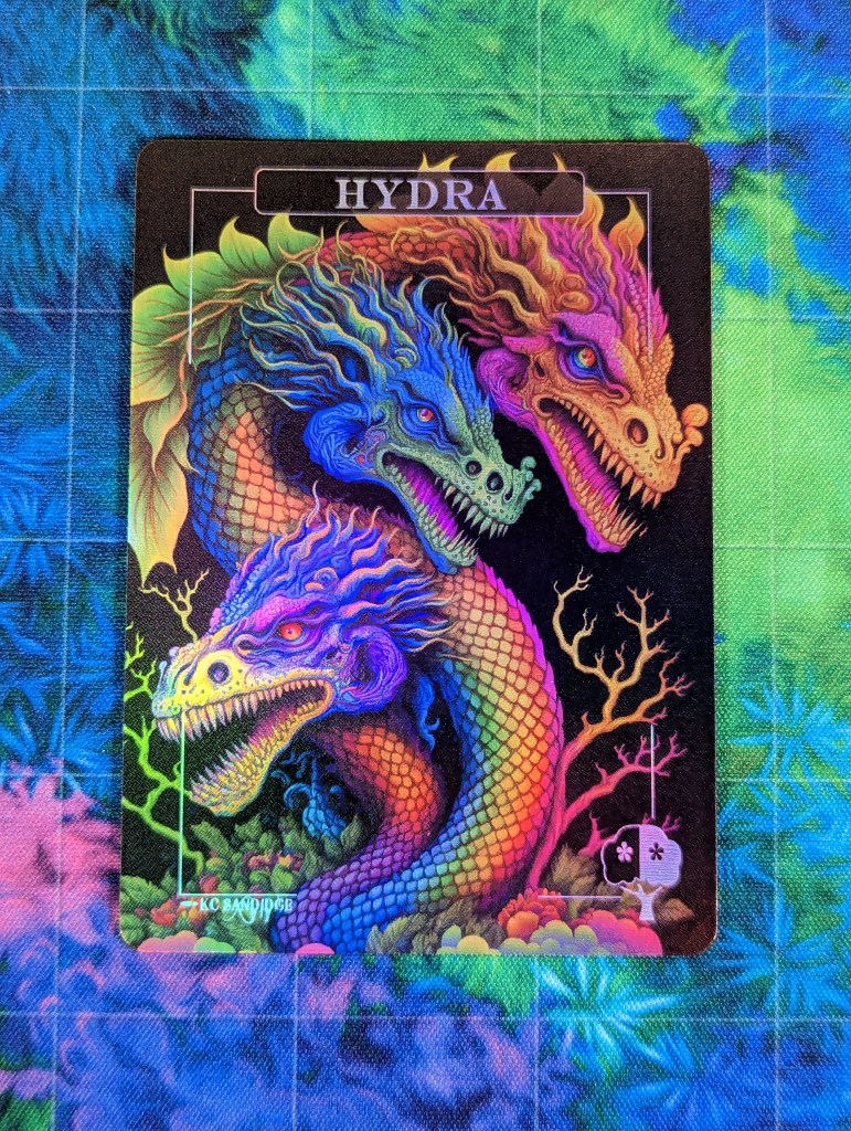 Hydra Token (Foil) - Custom Art Proxies - Arrow Road Creations