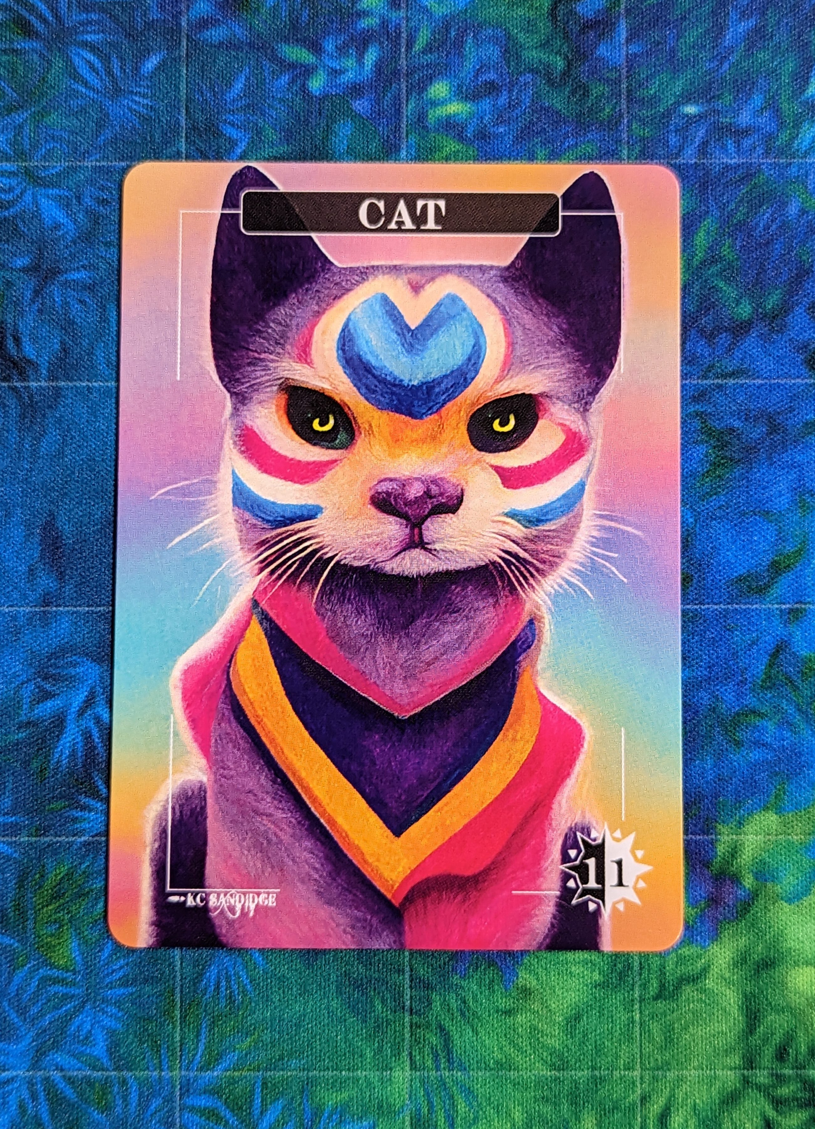 Cat Token - Full Art Token - Arrow Road Creations