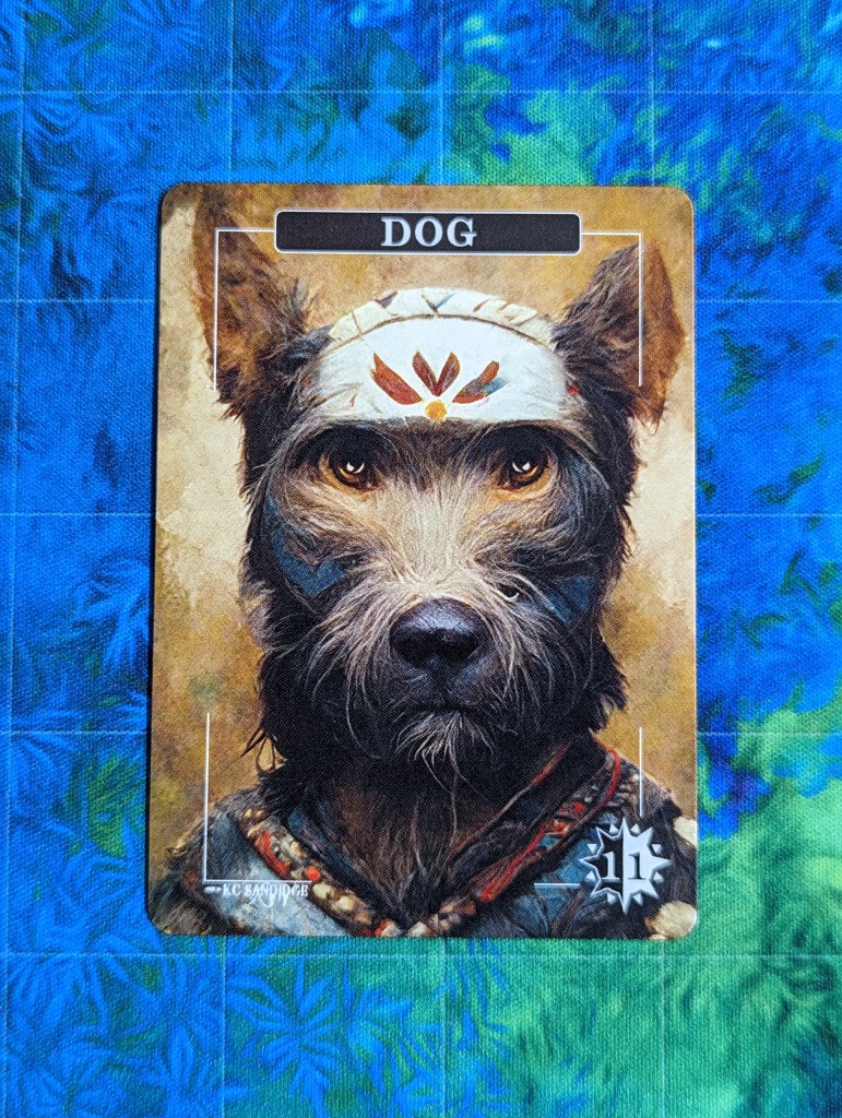 Dog Token - Full Art Token - Arrow Road Creations