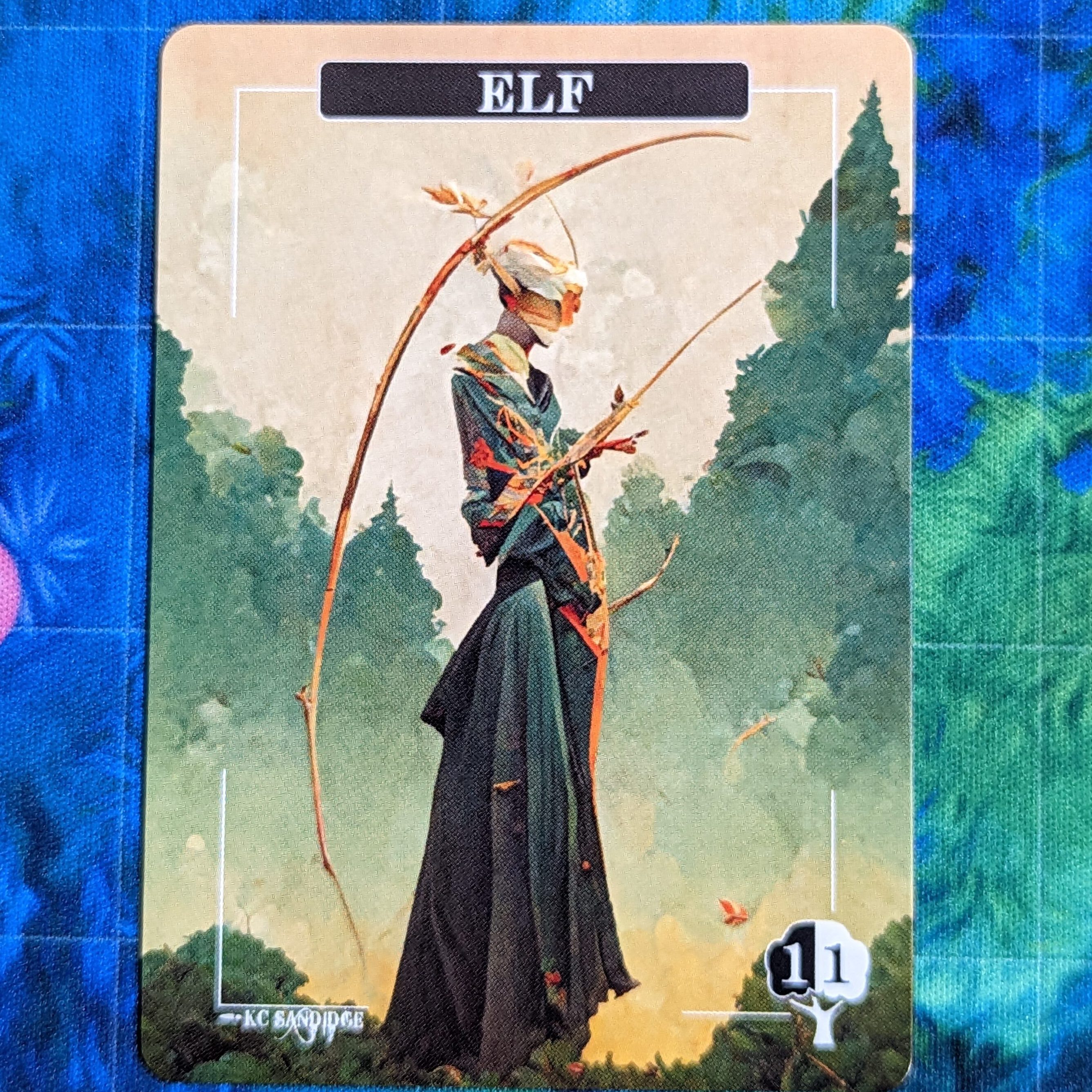 Elf Token - Full Art Token - Arrow Road Creations