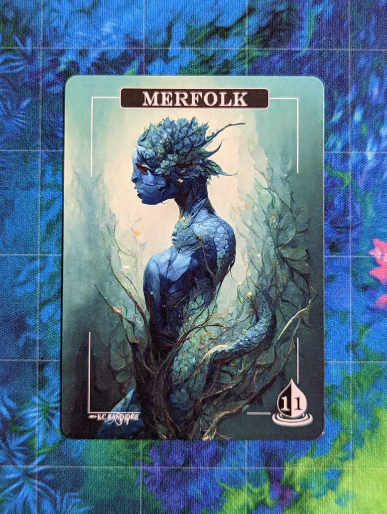 Merfolk Token - Full Art Token - Arrow Road Creations