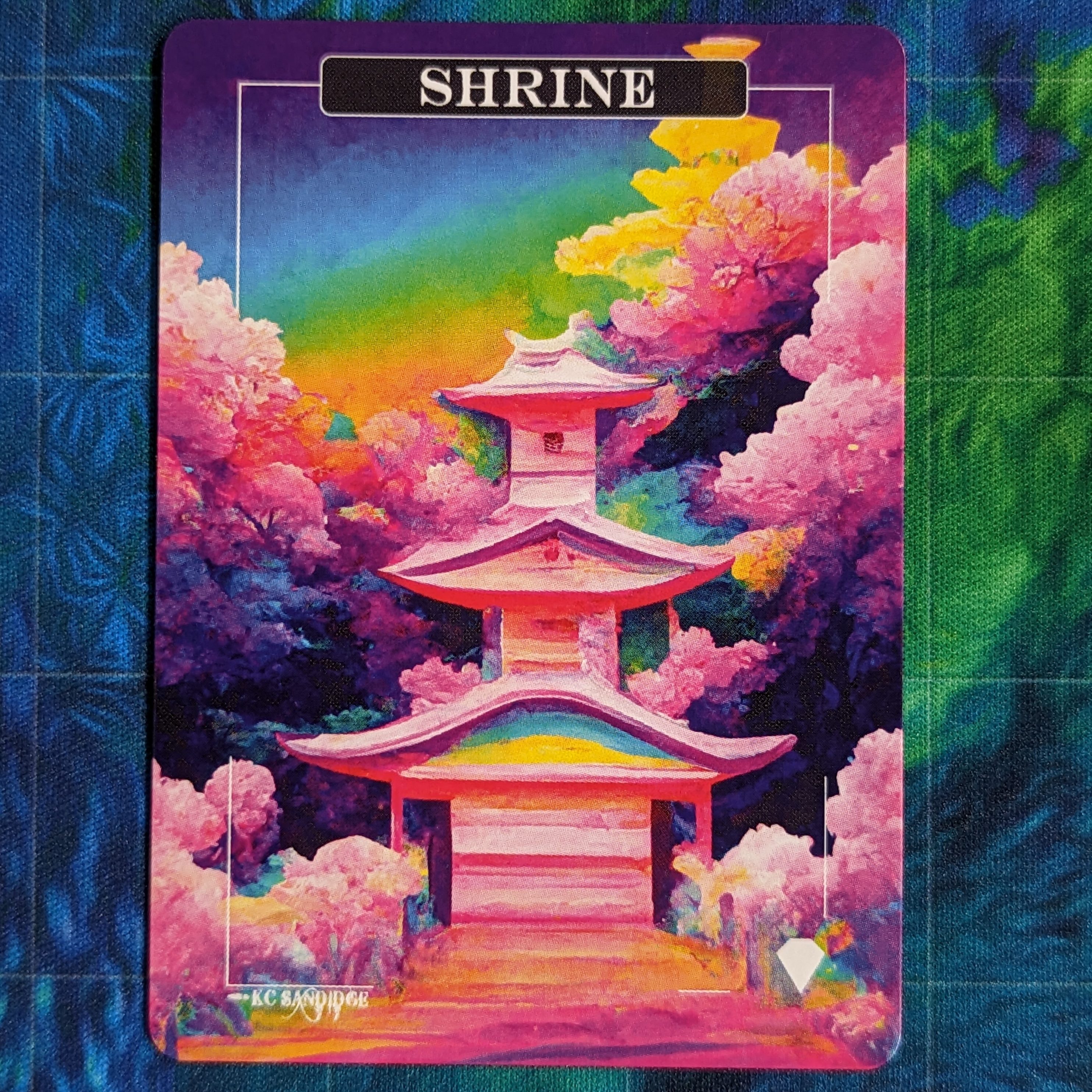 Shrine Token (Rainbow Theme) – Custom Art Proxies – Arrow Road Creations