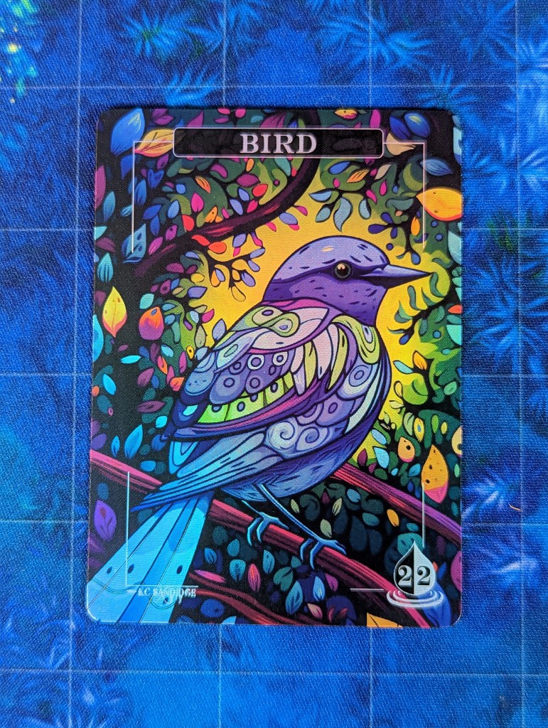 Bird Token (Foil) - Custom Art Proxies - Arrow Road Creations