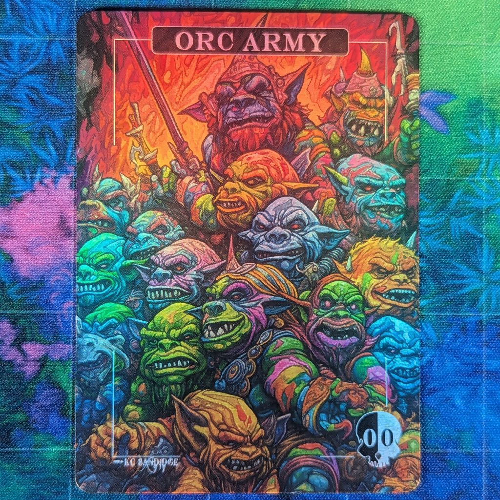 Orc Army (Foil) - Full Art Proxies - Magic the Gathering