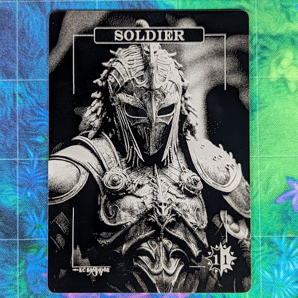 Soldier (Metal) - Full Art Proxies - Magic the Gathering
