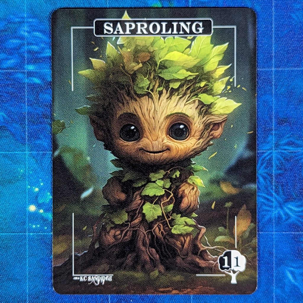 Saproling Token - Chibi Token - Magic Token - Full Art Token