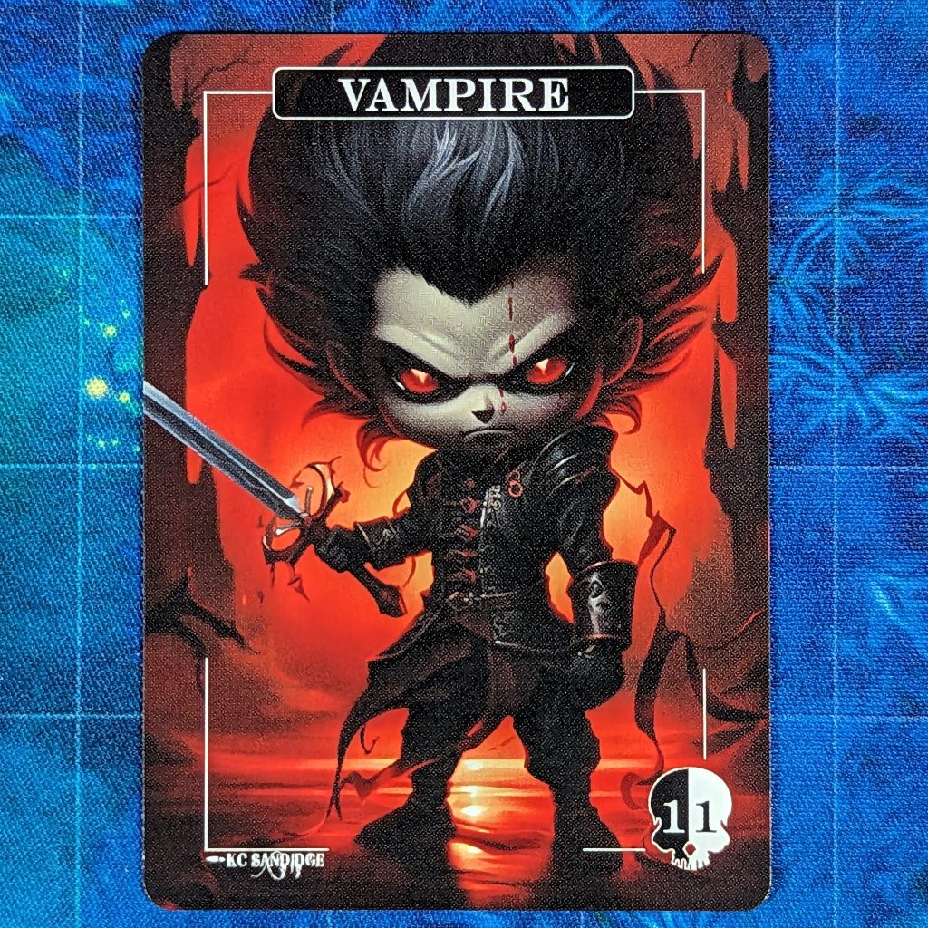 Vampire Token - Chibi Token - Magic Token - Full Art Token