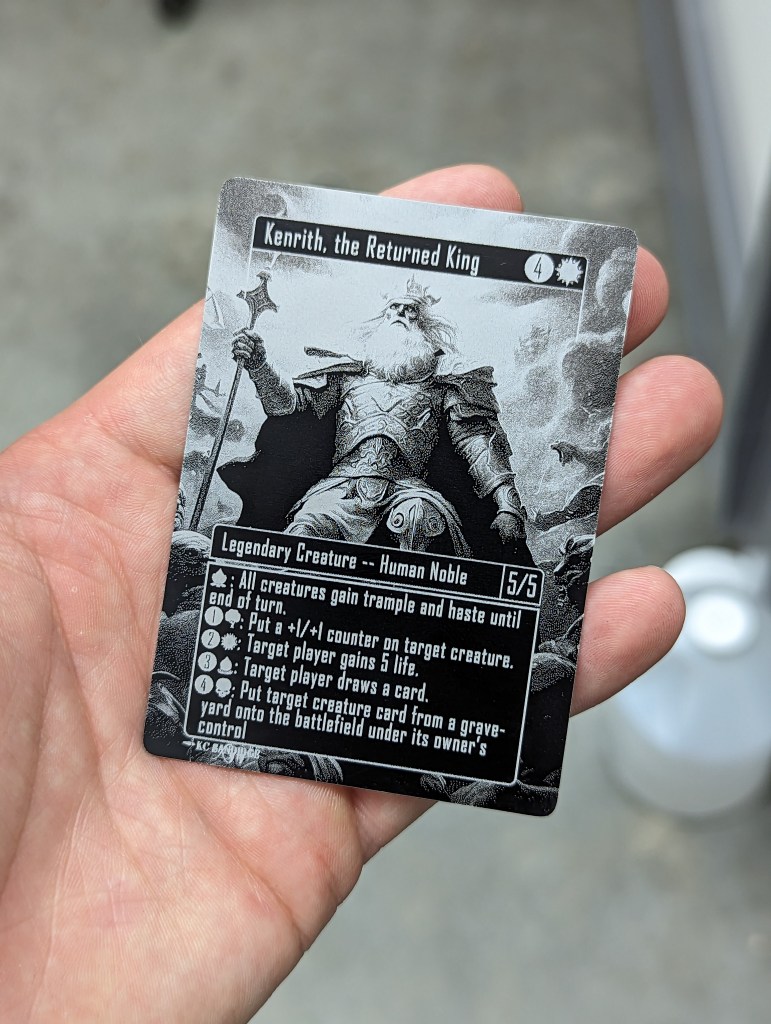 Metal Commander Proxies - 0.5mm Thick Aluminum Card - Full Art Proxy ...